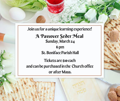 Passover Seder Meal at St. Boniface in Fort Smith | DOLR.org